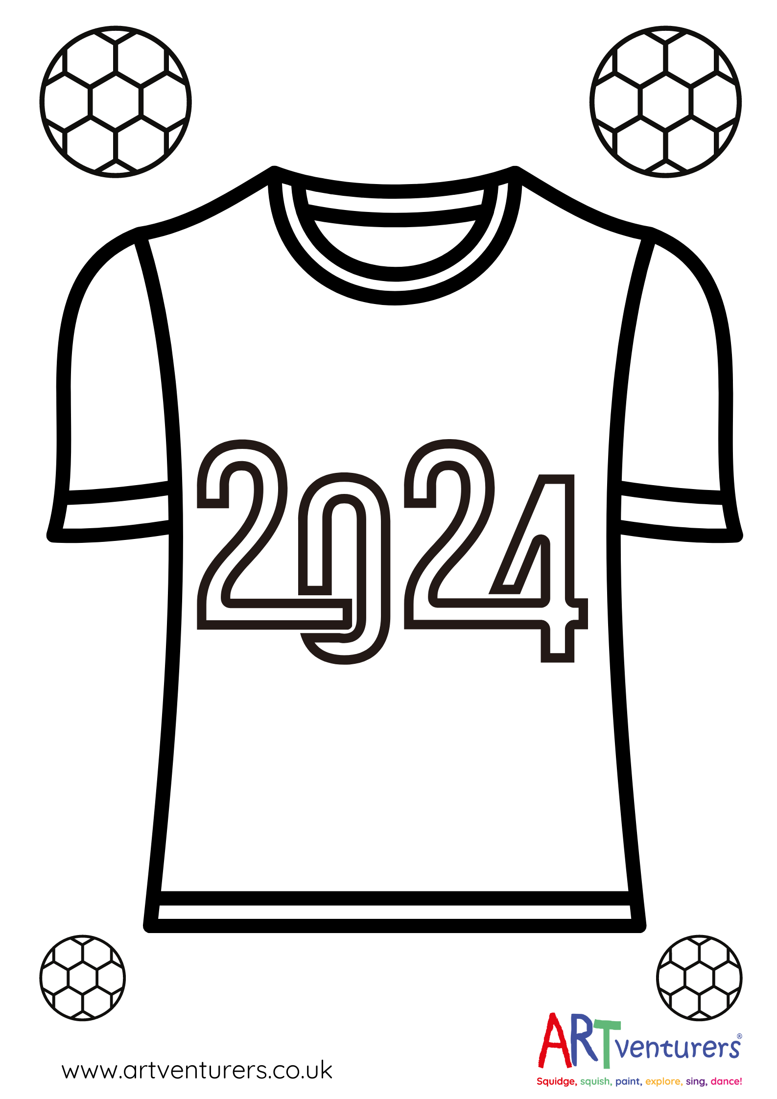 Free Euros 2024 Colouring Pages! – ARTventurers