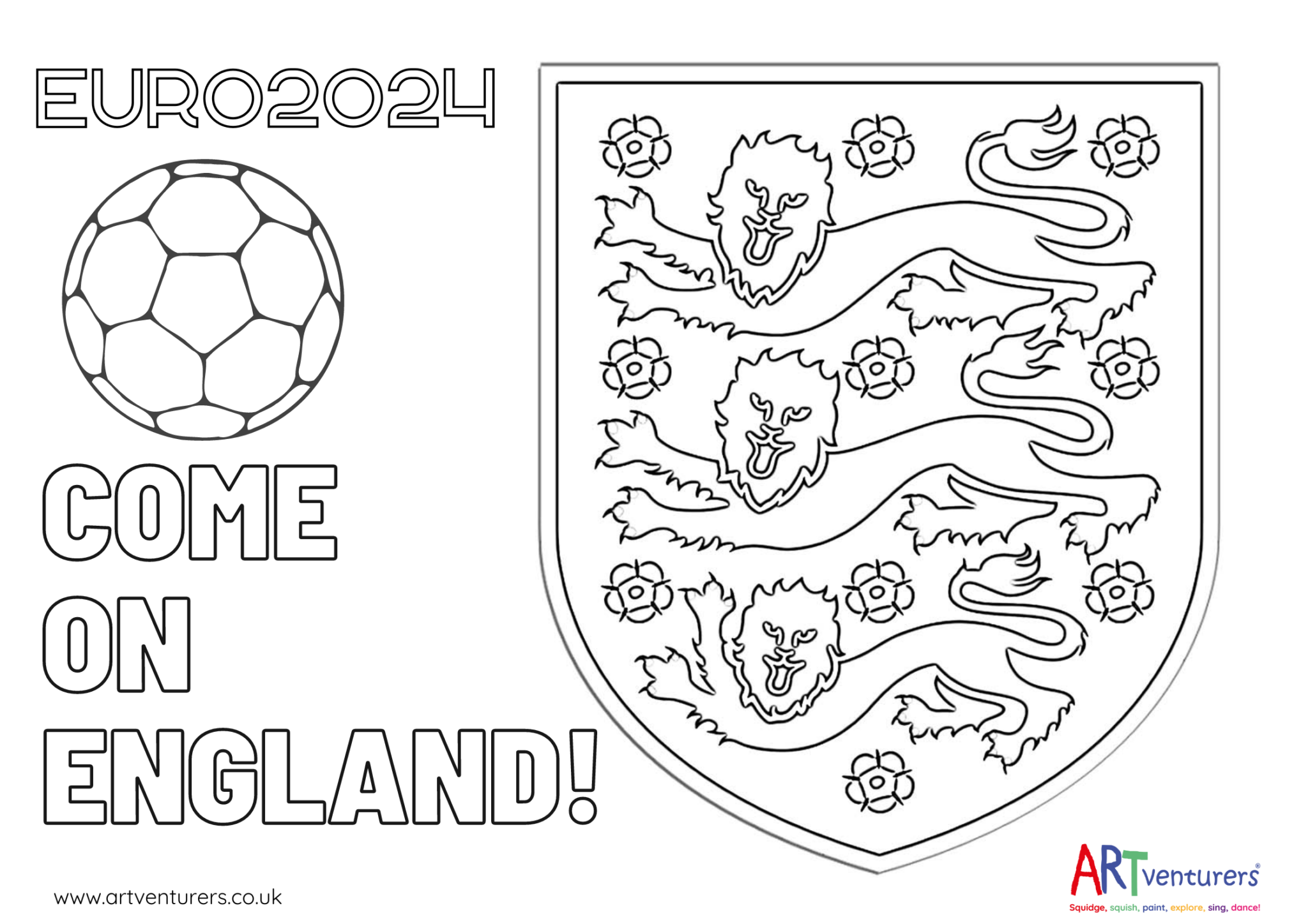 Free Euros 2024 Colouring Pages! – ARTventurers