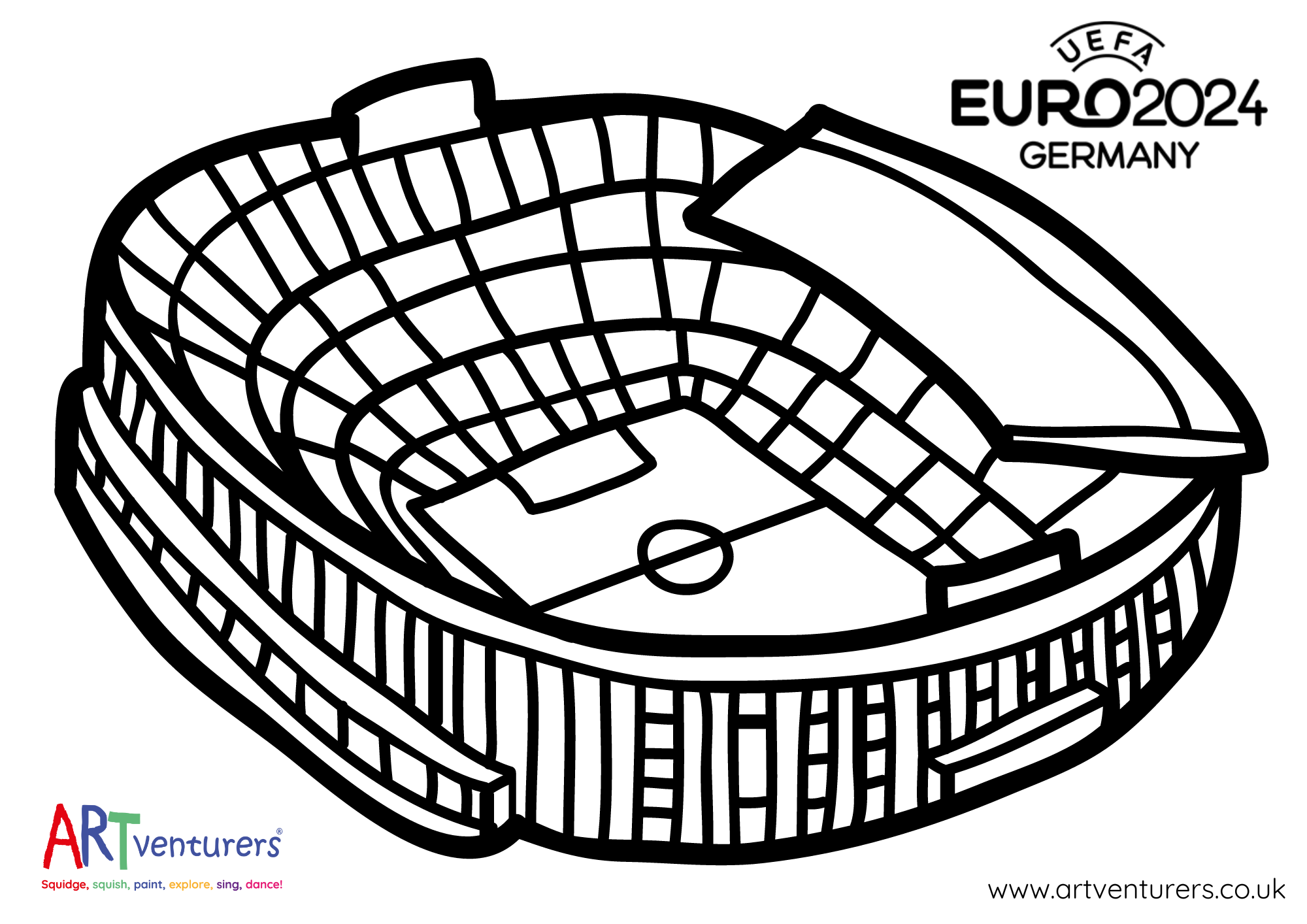 Free Euros 2024 Colouring Pages! – ARTventurers